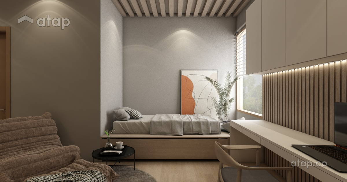 Modern Zen Study Room semi-detached design ideas & photos Malaysia ...