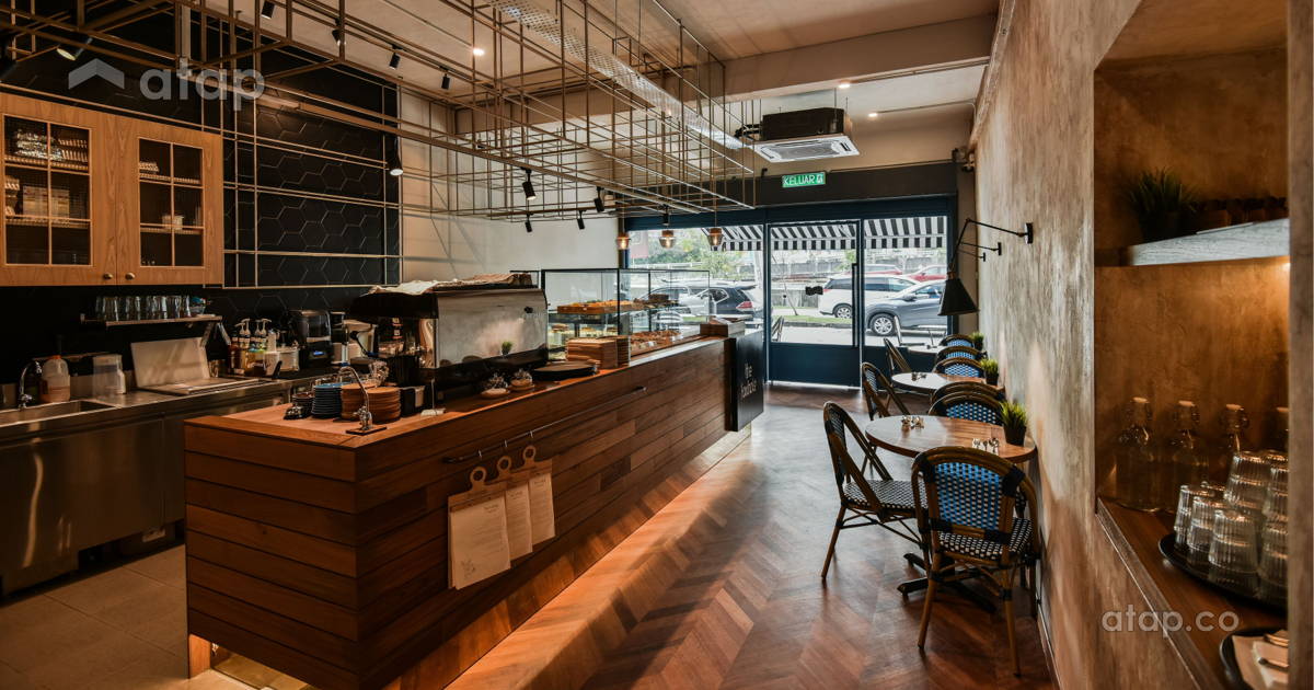 Industrial Retro F&B shophouse design ideas & photos Malaysia | Atap.co