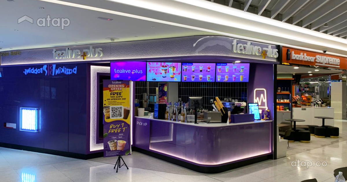 Bask Bear Supreme X Tealive Plus @ KLCC interior design renovation ...