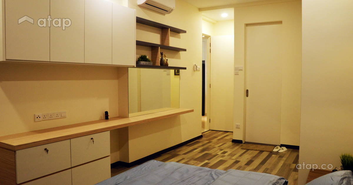 Modern Zen Bedroom condominium design ideas & photos Malaysia | Atap.co
