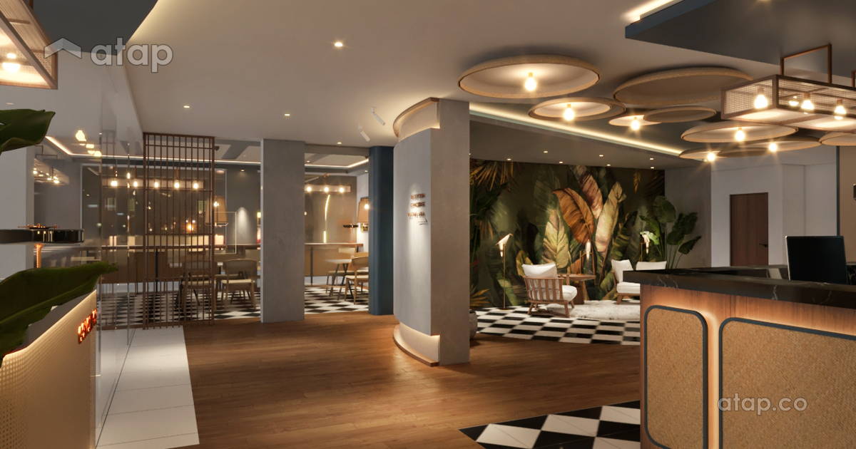 MODERN NATIVE @ EMINENT HOTEL LOBBY interior design renovation ideas ...
