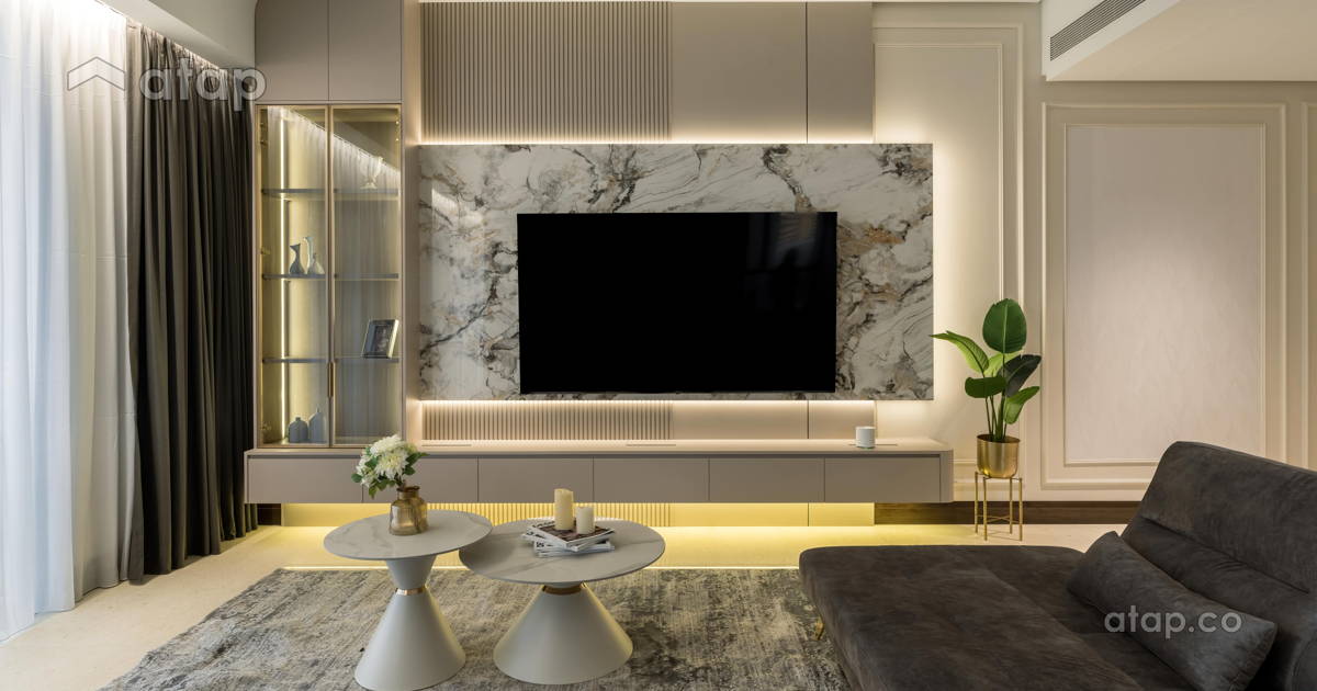 Minimalistic Modern Living Room condominium design ideas & photos ...