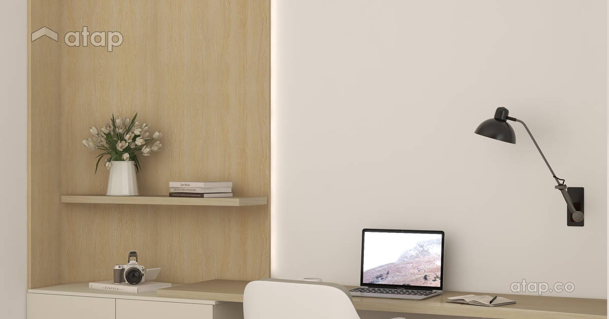 Minimalistic Study Room condominium design ideas & photos Malaysia ...