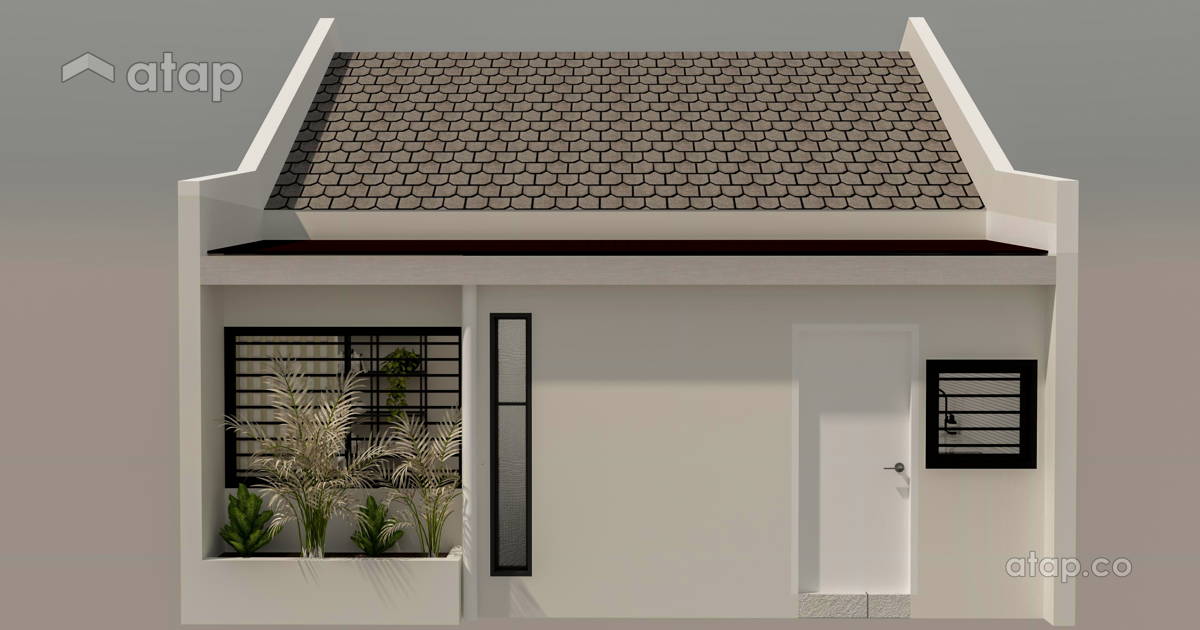 Minimalistic Exterior terrace design ideas & photos Malaysia | Atap.co