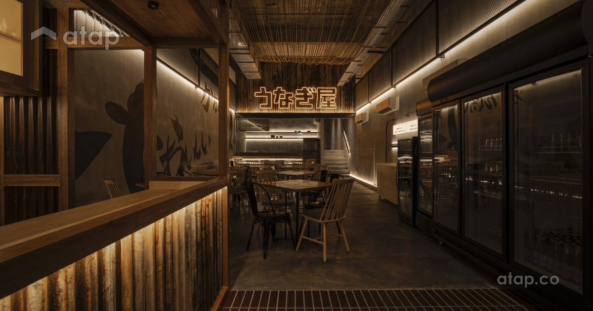 Industrial Rustic Retail shophouse design ideas & photos Malaysia | Atap.co