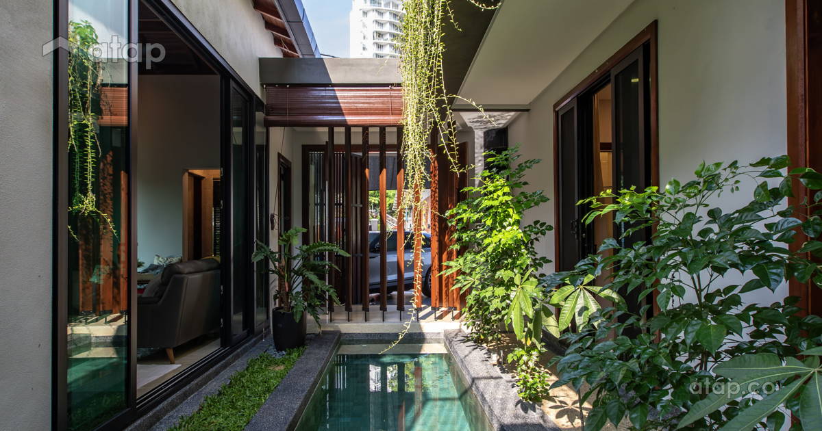 Modern Zen Garden terrace design ideas & photos Malaysia | Atap.co