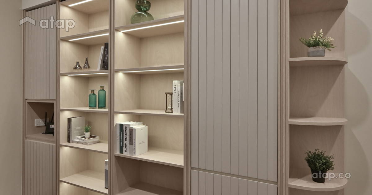 Retro Rustic Study Room bungalow design ideas & photos Malaysia | Atap.co