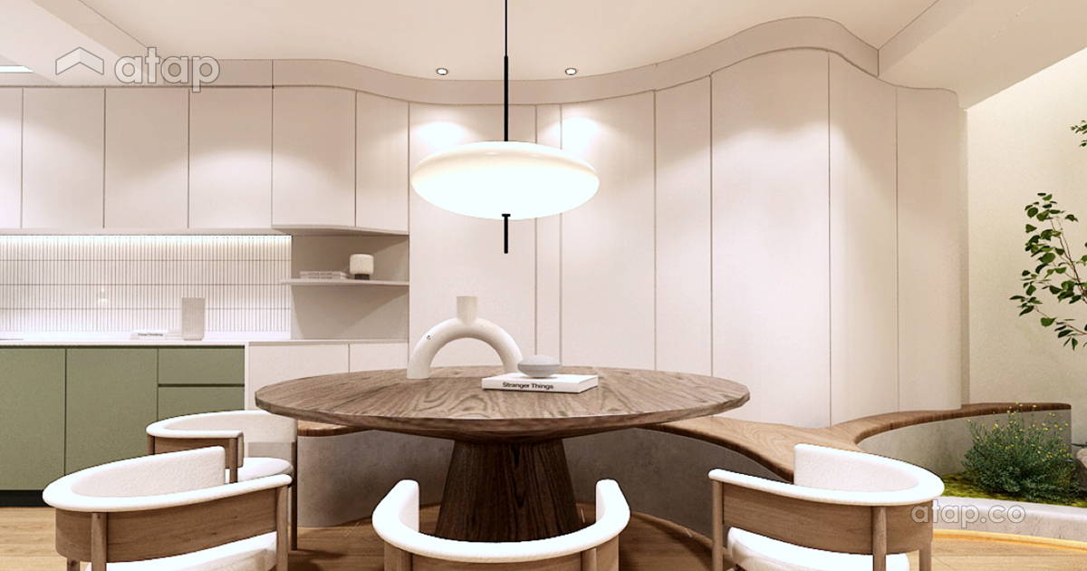 Contemporary Dining Room semi-detached design ideas & photos Malaysia ...
