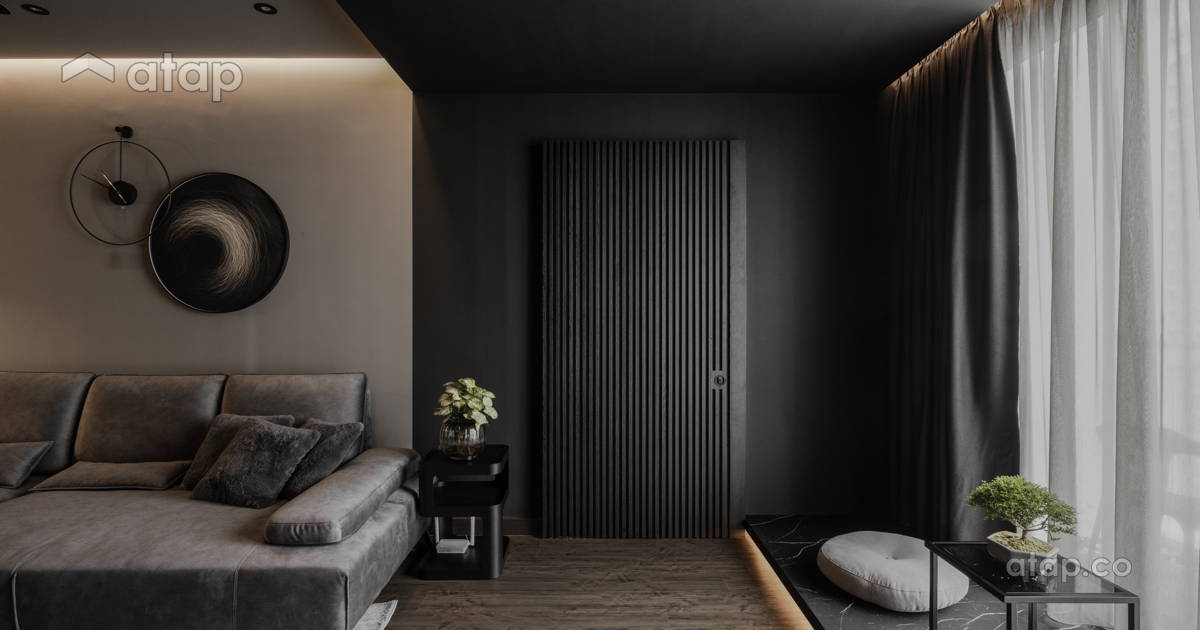Contemporary Modern Living Room condominium design ideas & photos ...