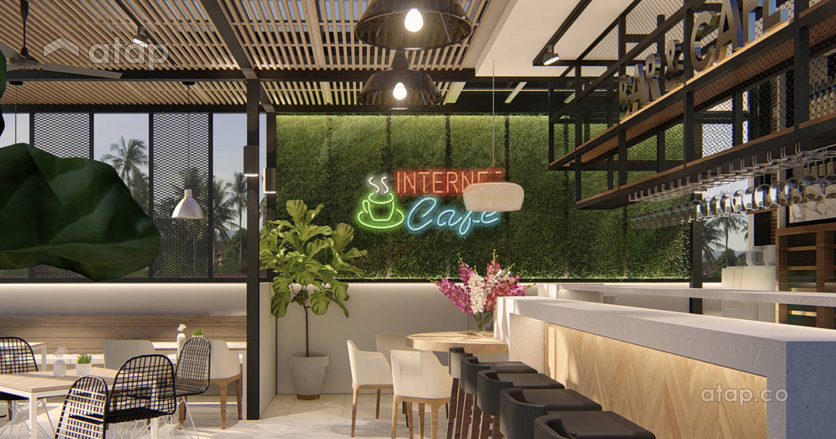 Rooftop Cafe - NS Village Resort architectural & interior design ...