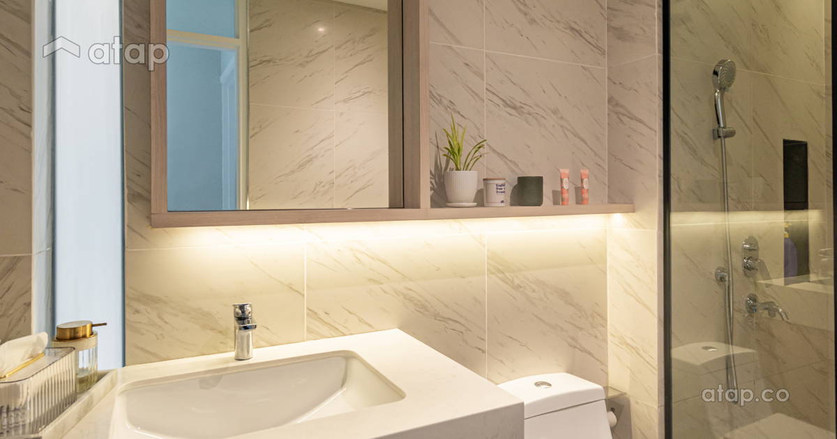 Contemporary Scandinavian Bathroom terrace design ideas & photos ...