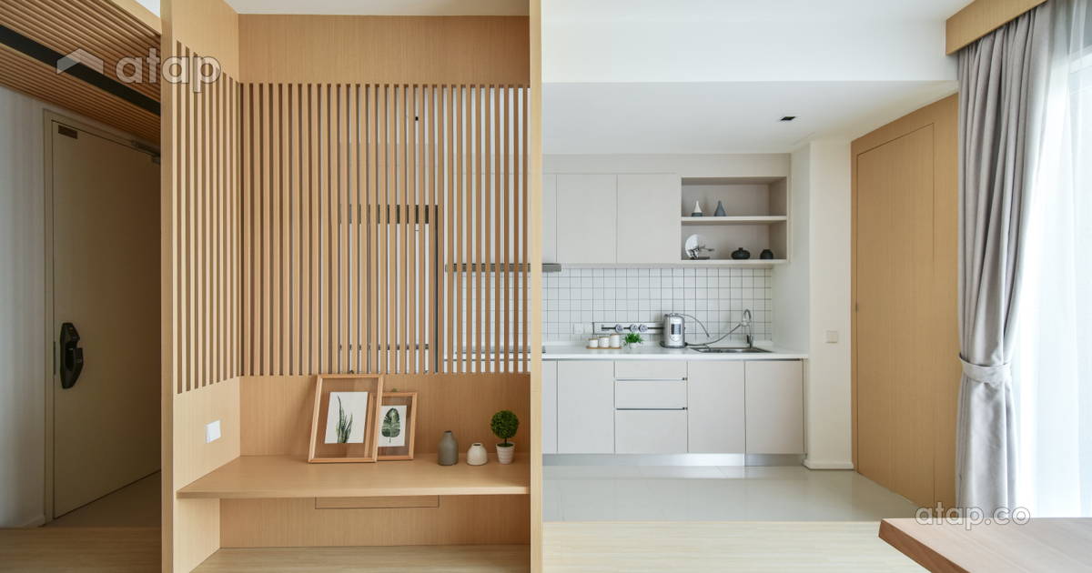 Minimalistic Zen Kitchen Living Room condominium design ideas & photos ...