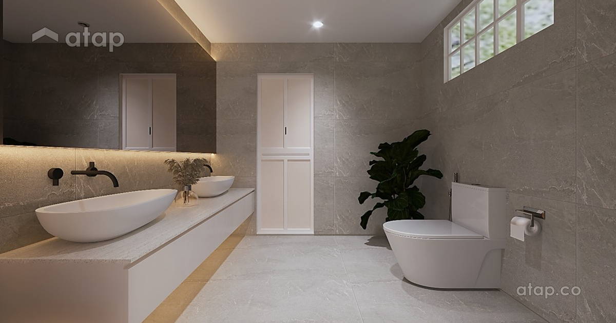 Modern Bathroom Retail semi-detached design ideas & photos Malaysia ...