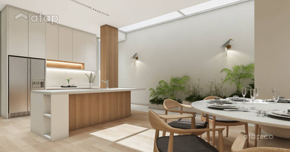 Modern Zen Kitchen semi-detached design ideas & photos Malaysia | Atap.co