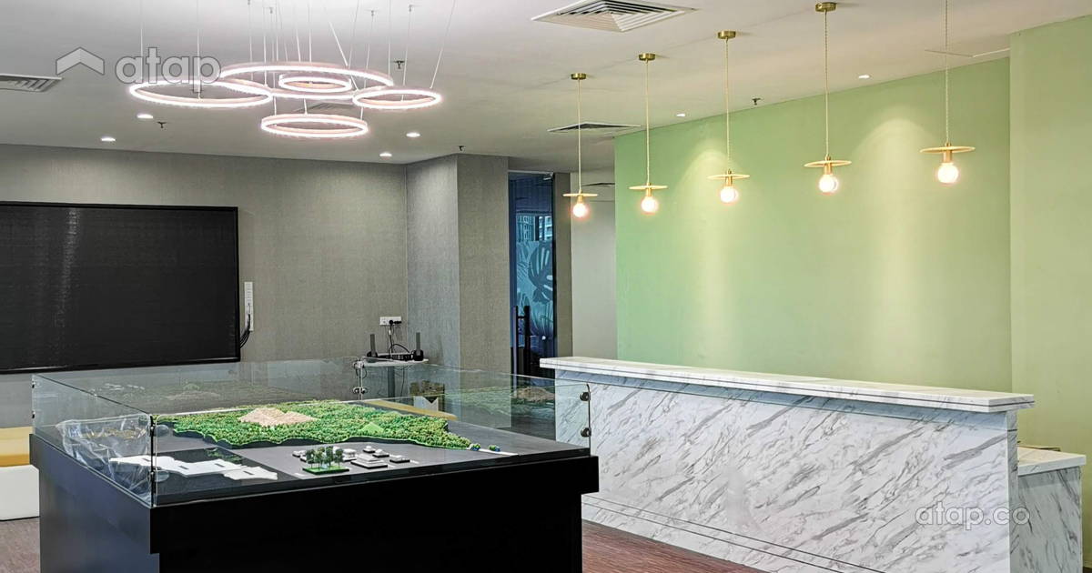 Contemporary Modern Foyer Office skyscraper design ideas & photos ...