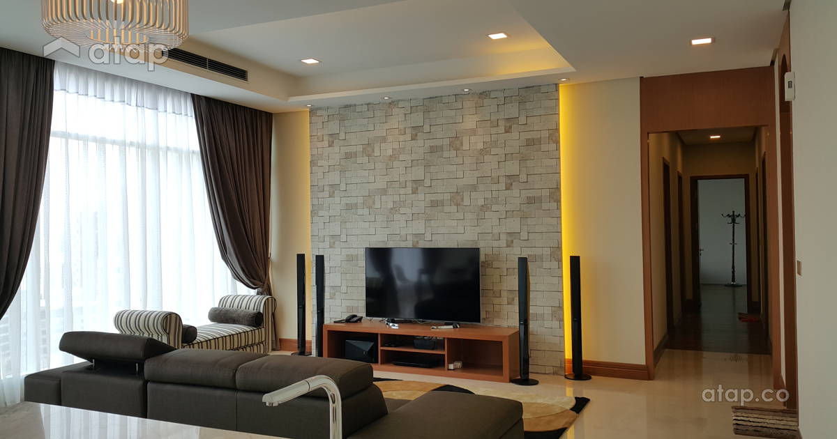 Asian Contemporary Living Room condominium design ideas & photos ...