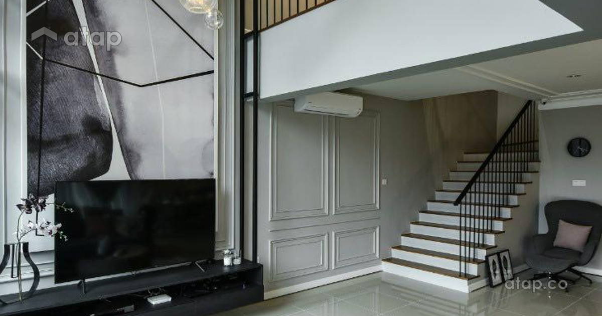 Classic Modern Living Room condominium design ideas & photos Malaysia ...