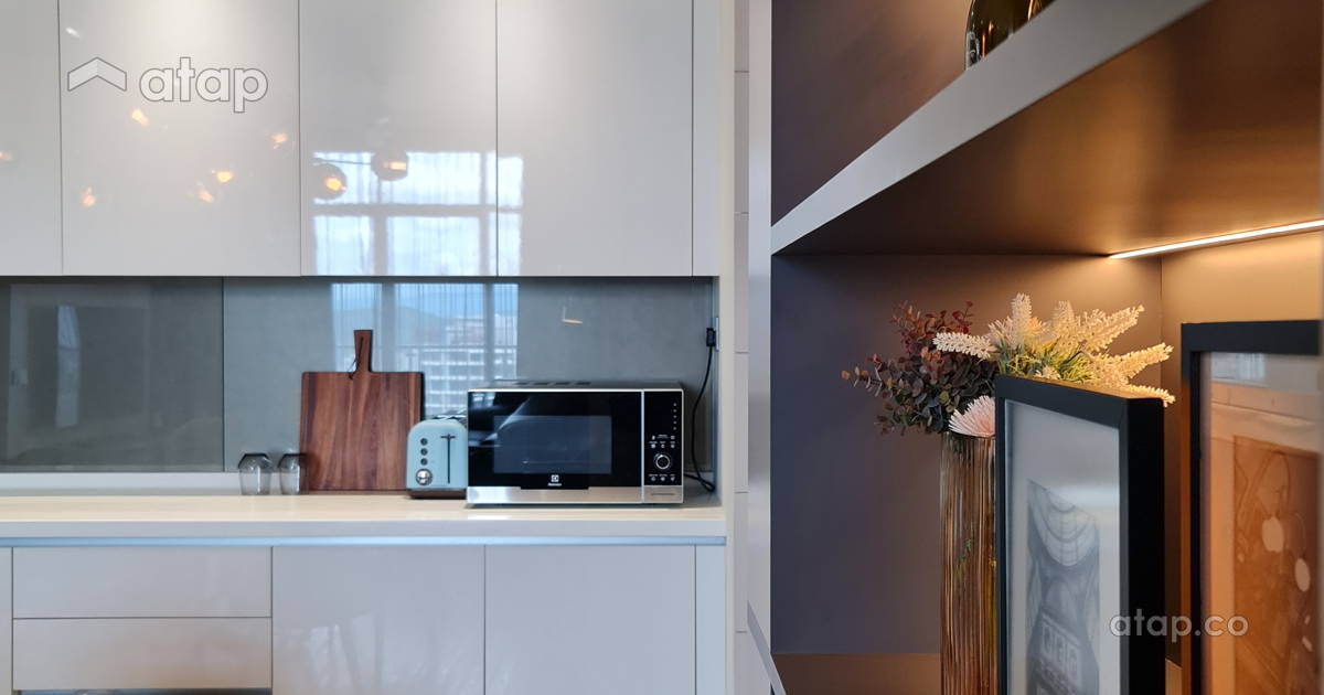 Modern Dining Room Kitchen condominium design ideas & photos Malaysia ...