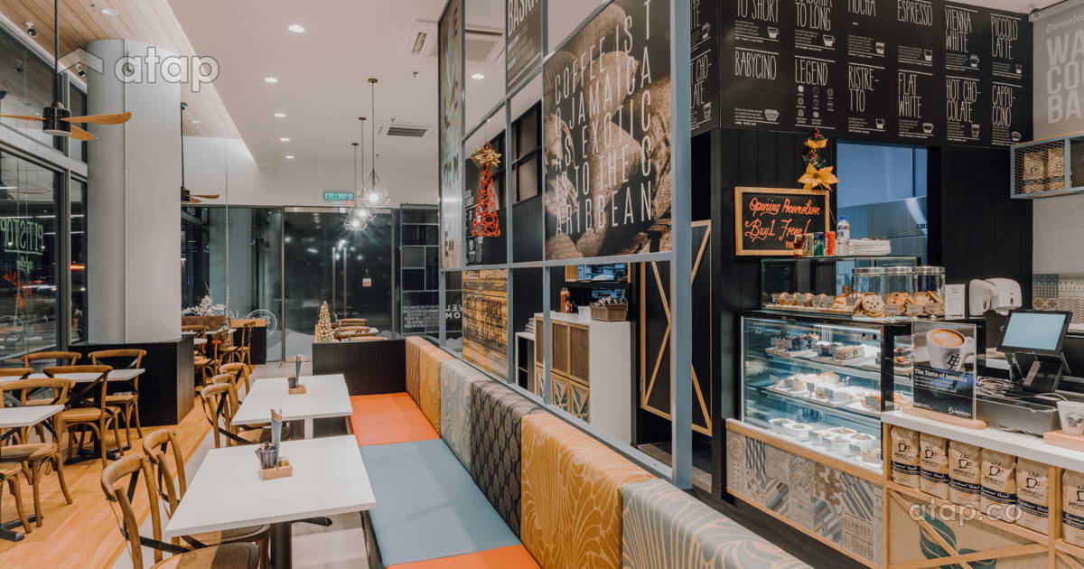 Modern F&B Retail shophouse design ideas & photos Malaysia | Atap.co