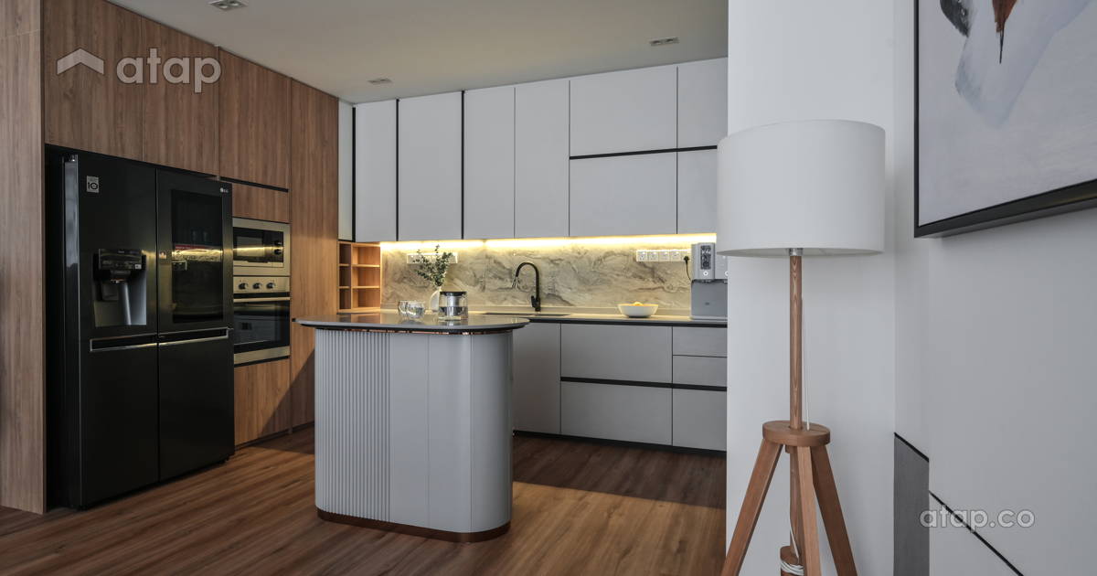 Modern Zen Kitchen terrace design ideas & photos Malaysia | Atap.co