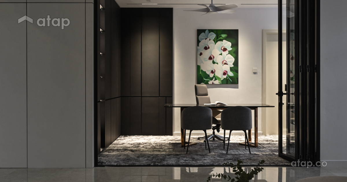 Minimalistic Modern Study Room bungalow design ideas & photos Malaysia ...