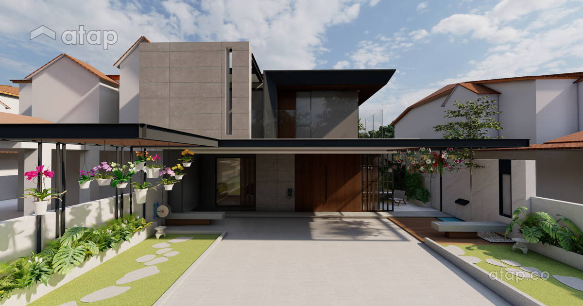 Malaysia Zen Semi-Detached Study Room architect & interior designer ...