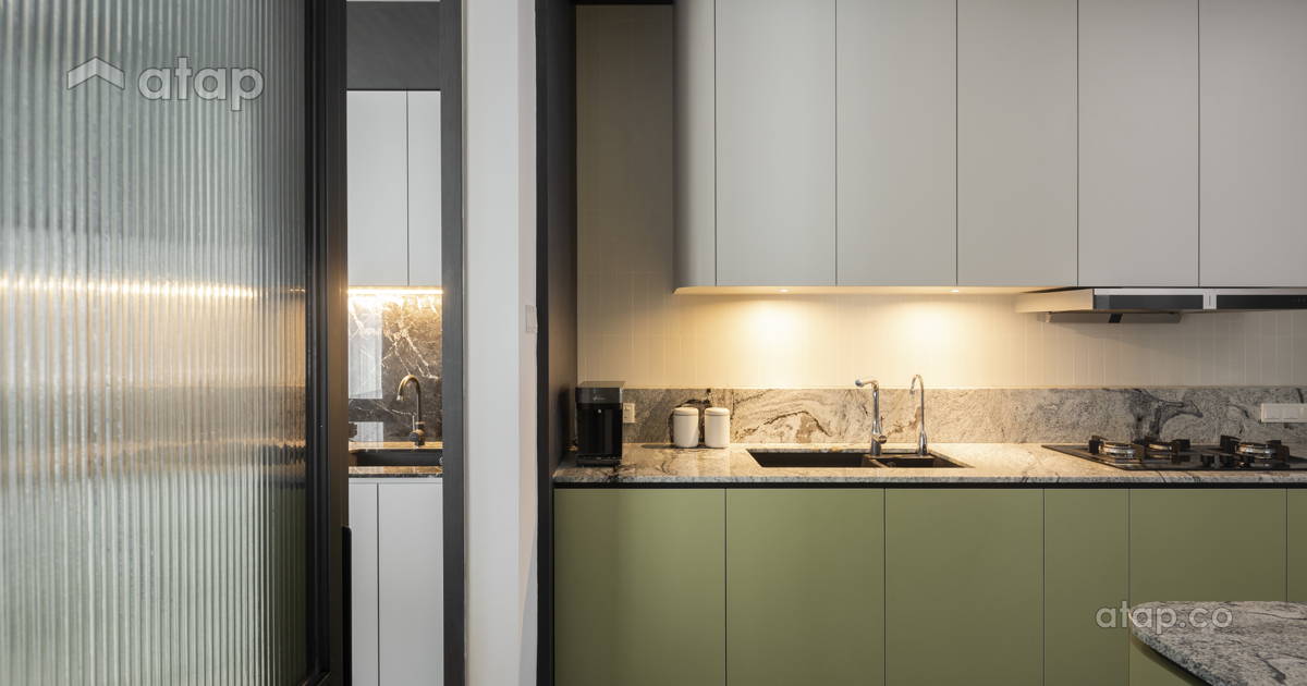 Contemporary Minimalistic Kitchen semi-detached design ideas & photos ...