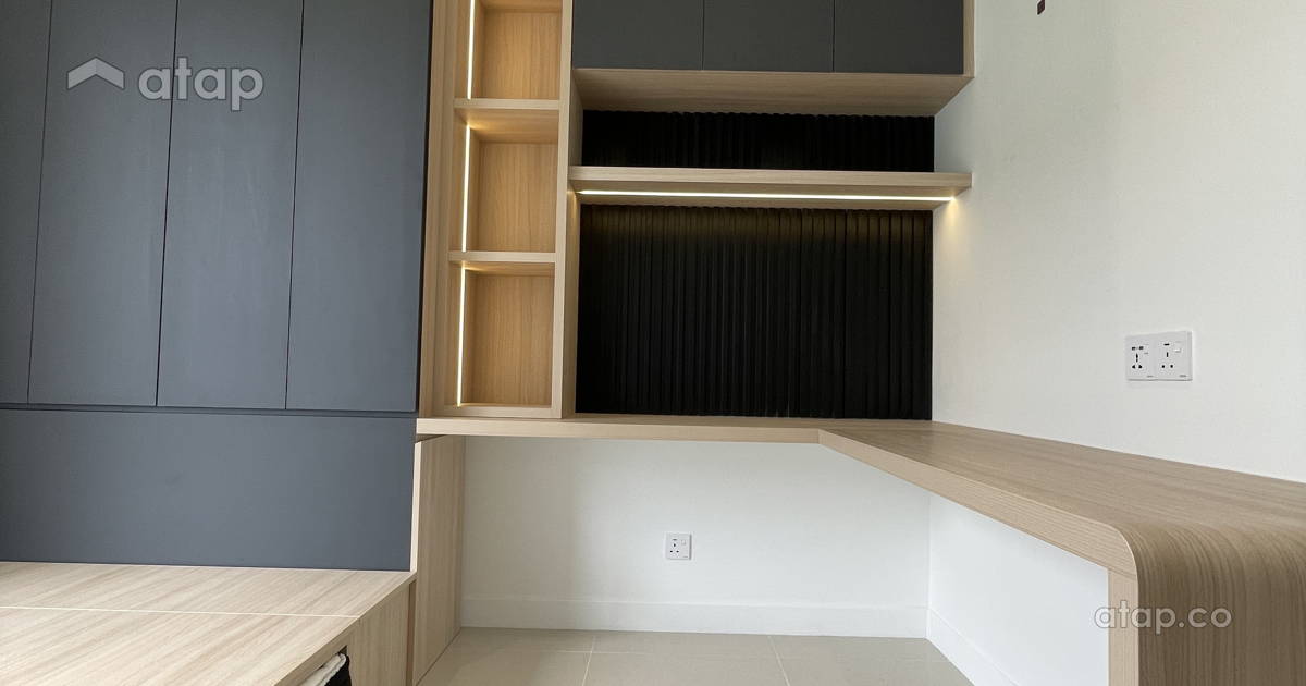 Minimalistic Zen Study Room apartment design ideas & photos Malaysia ...