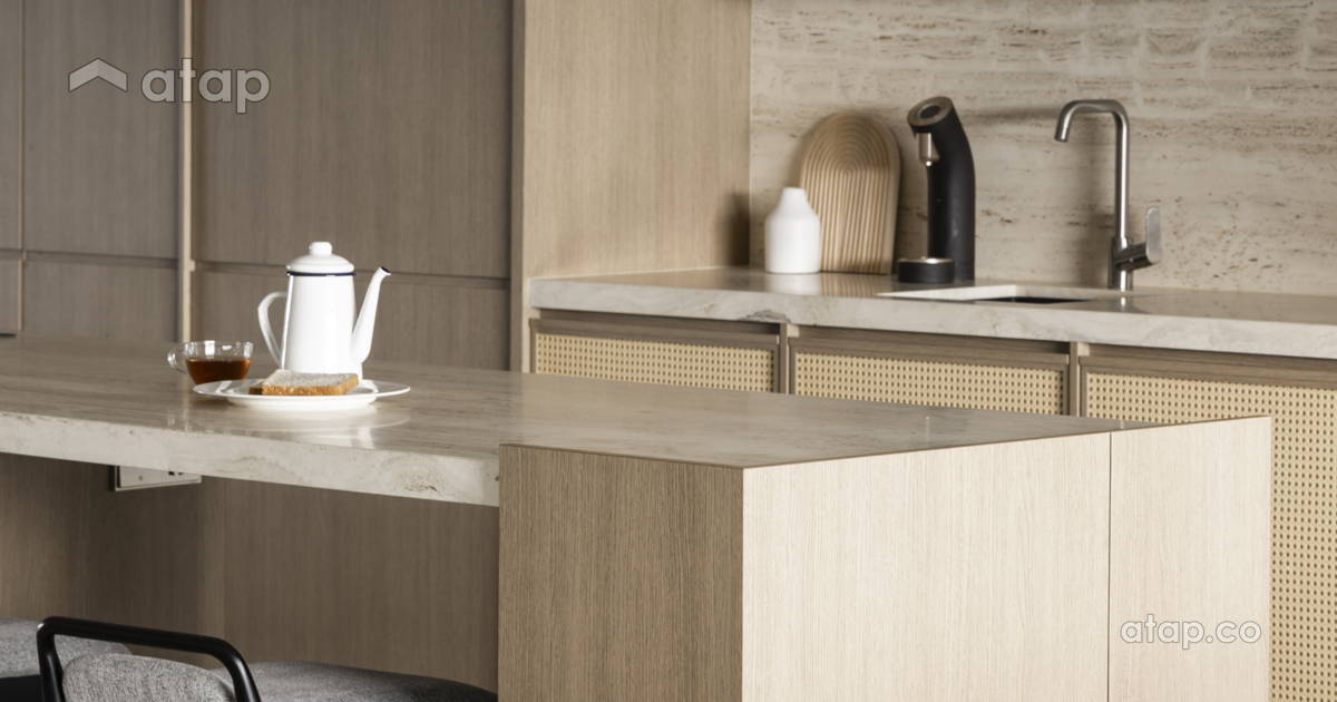 Modern Zen Kitchen condominium design ideas & photos Malaysia | Atap.co