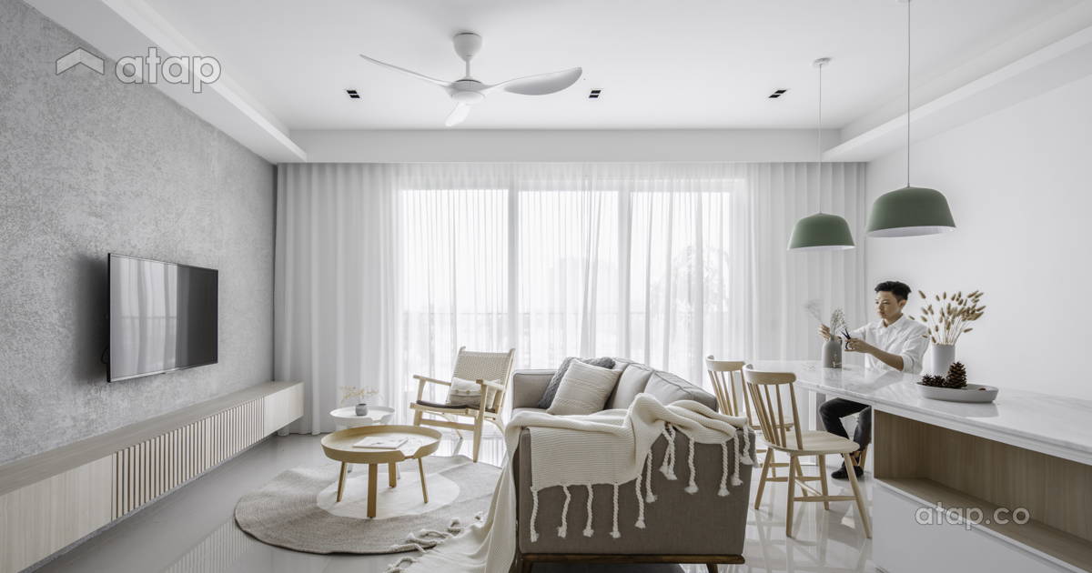 Minimalistic Zen Living Room condominium design ideas & photos Malaysia ...
