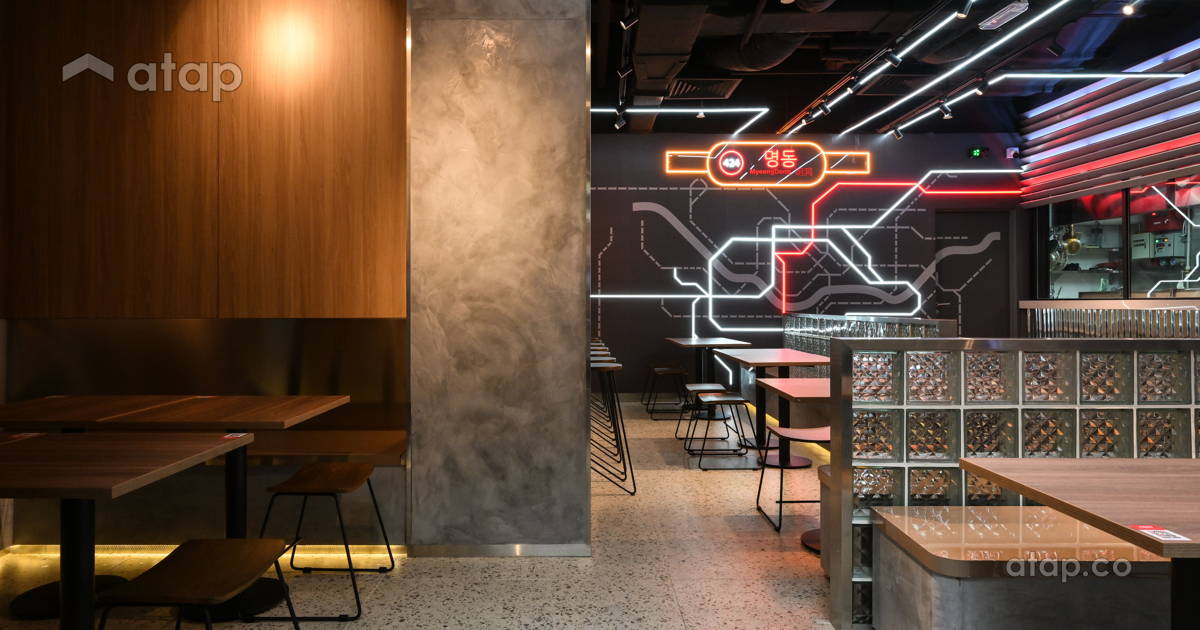Classic Minimalistic F&B shopping mall design ideas & photos Malaysia ...