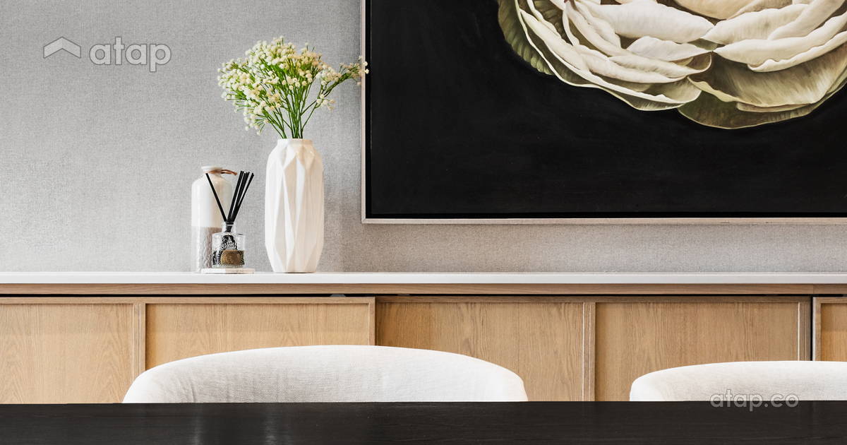 Modern Scandinavian Dining Room condominium design ideas & photos ...