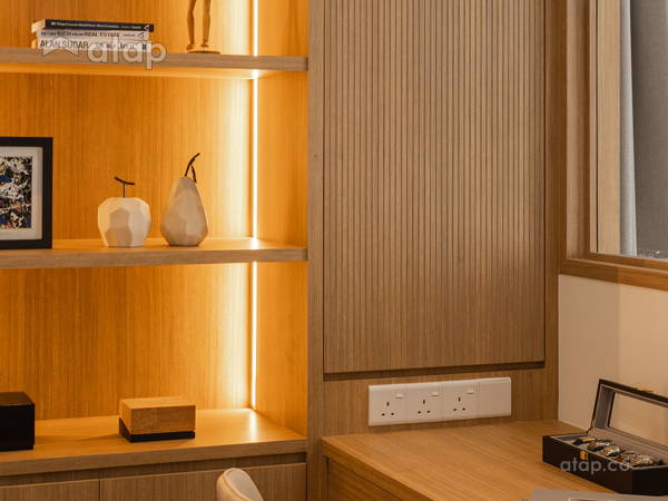 Minimalistic Zen Study Room semi-detached design ideas & photos ...