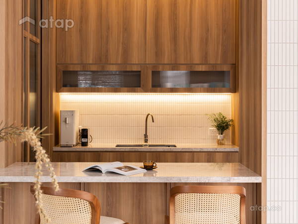 Minimalistic Dining Room Kitchen semi-detached design ideas & photos ...