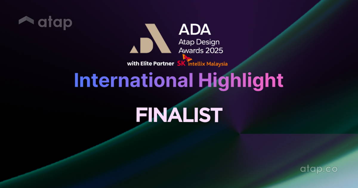 Announcing the Atap Design Awards 2025 International Highlight ...