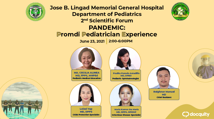 2nd Scientific Forum : Pandemic PPE : Promdi Pediatrician Experience