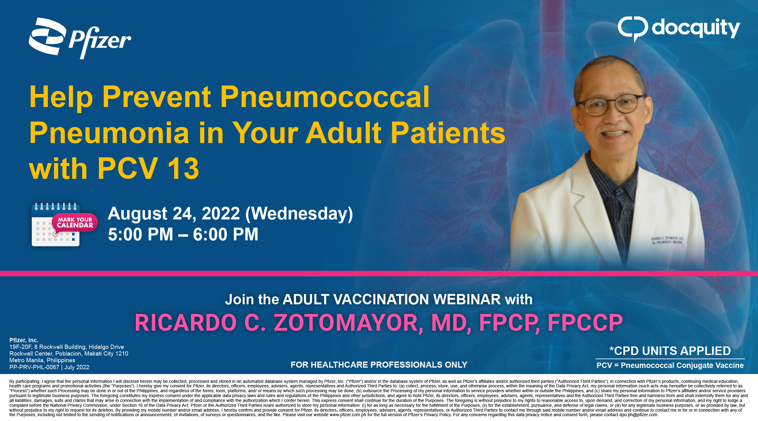 Help Prevent Pneumococcal Pneumonia in Your Adult Patients with PCV 13