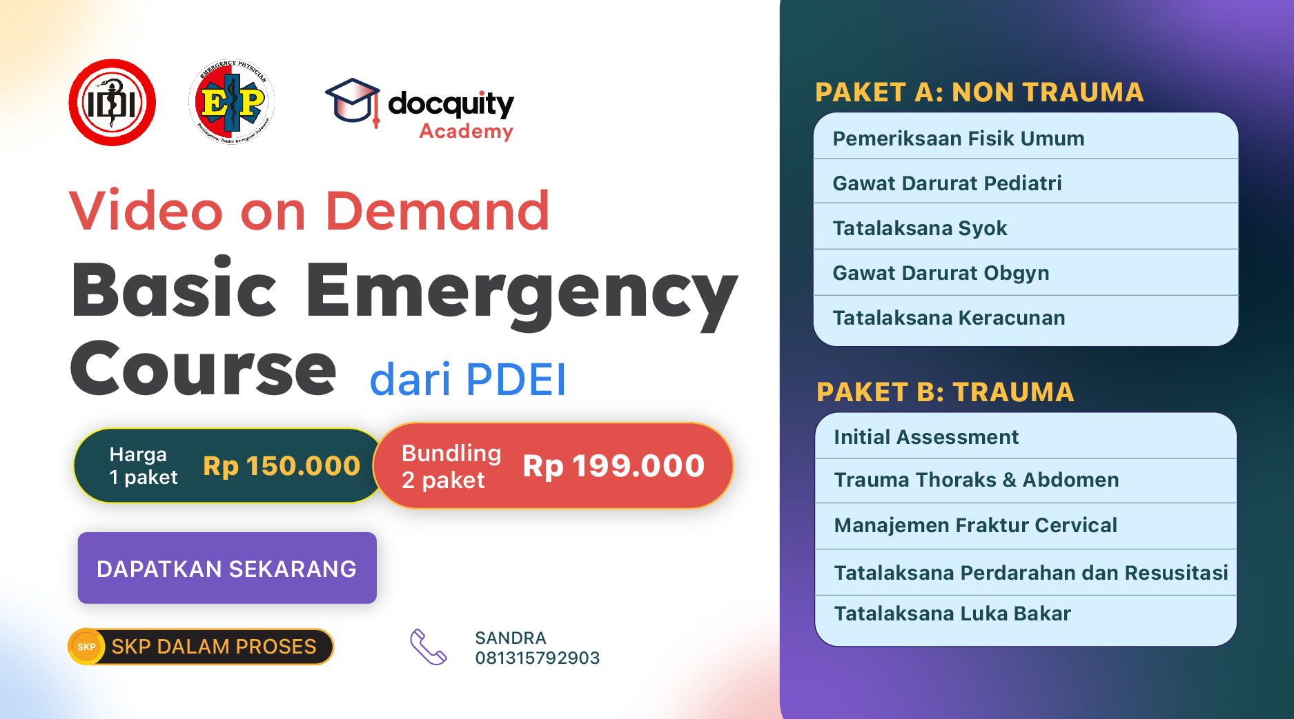 Video on Demand: Basic Emergency Course