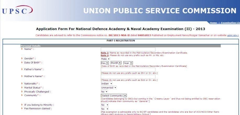 NDA Application Form 2020 - NDA 2 Application Process, Eligibility, Fee
