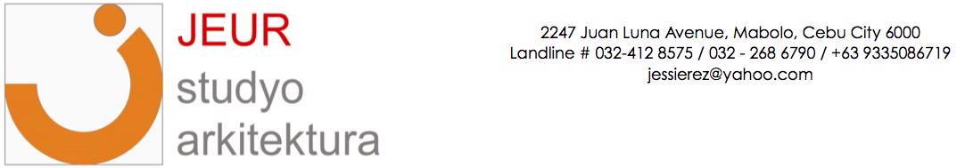 JEUR Studyo Arkitektura Contractor Cebu | BUILK