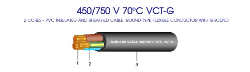 ขาย สายไฟ VCT-G บางกอกเคเบิ้ล BCC กรุงเทพมหานคร | YELLO Smart Purchase ...