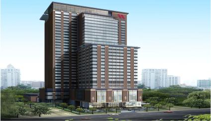 งานตกแต่ง Marriott Surawong Bangkok,Thailand โดย บริษัท อำนาจชัยกิจ อิน ...