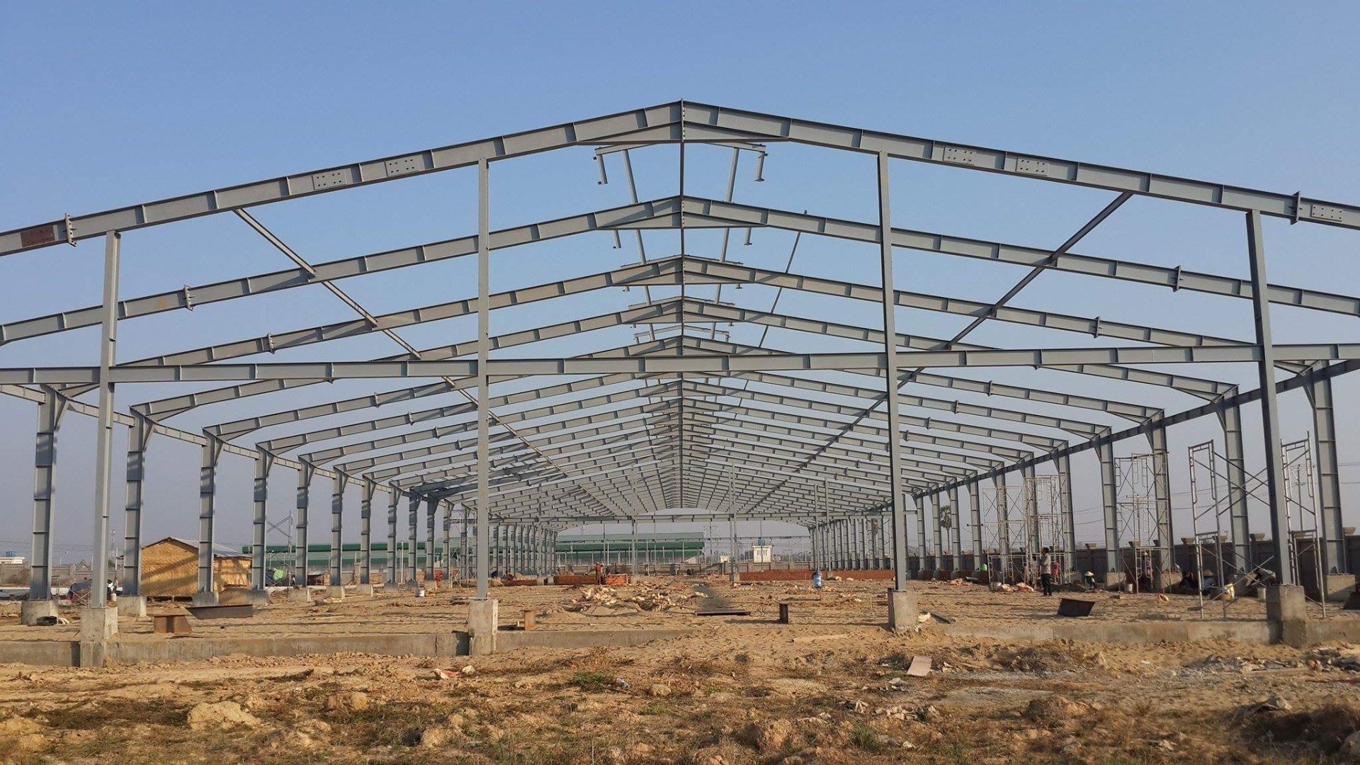 ก่อสร้าง Steel Structure โดย UCSD United Civil Structural Design | Yangon