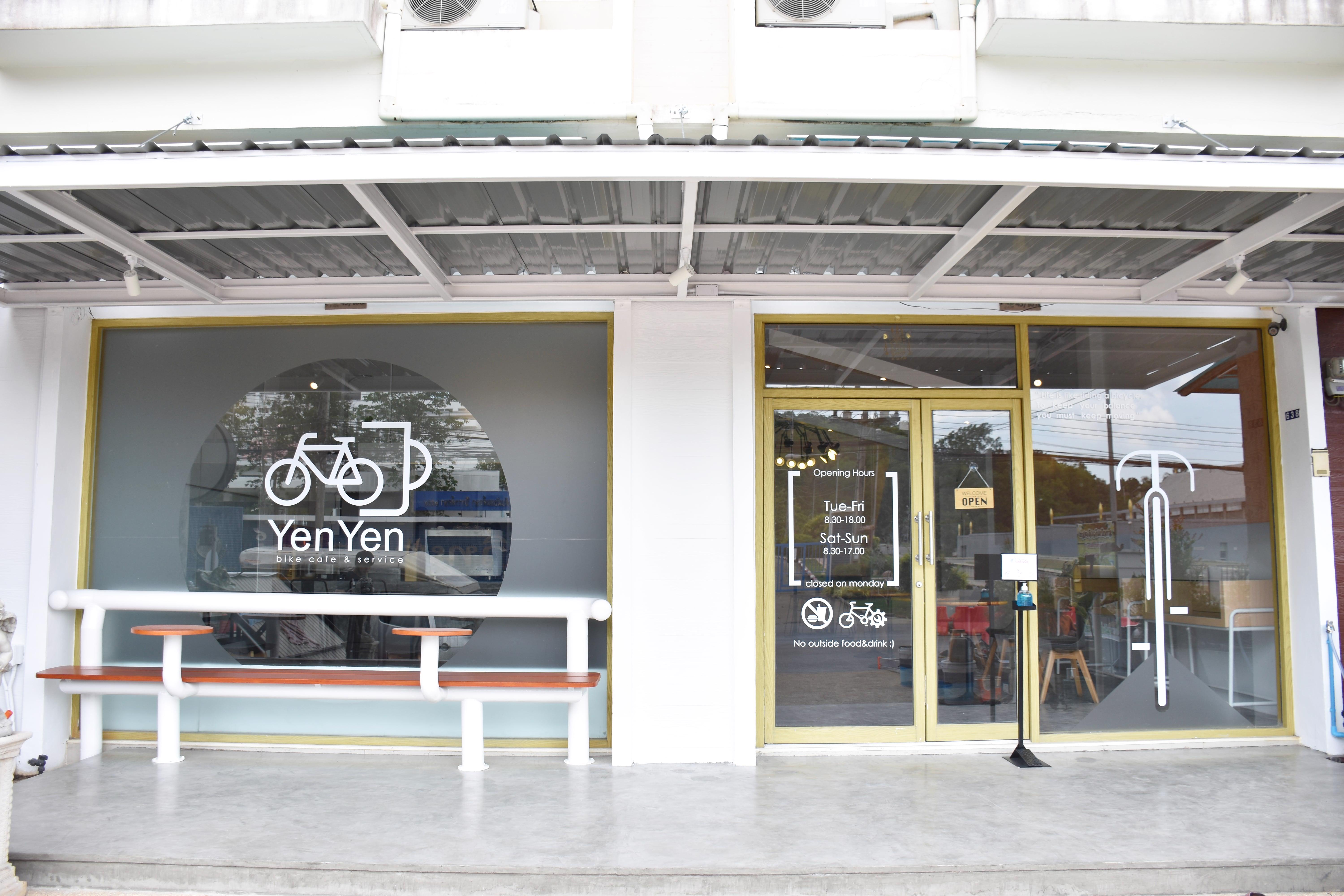 ต่อเติม รีโนเวท ปรับปรุงร้าน Yen Yen Bike cafe' โดย ห้างหุ้นส่วนจำกัด ฐาปนา เฮาส์ซิ่ง ควอลิตี้ ...