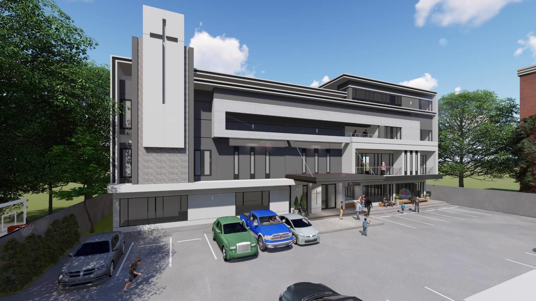 ก่อสร้าง คริสตจักรชีวิตใหม่สมุทรปราการ โดย Obey Engineering บริษัท โอเบ เอ็นจิเนียริ่ง จำกัด ...