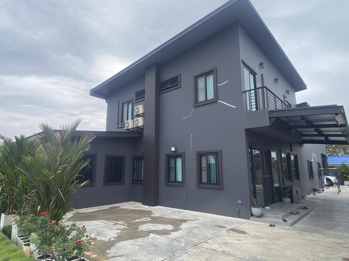 ก่อสร้าง บ้าน 2 ชั้นและโรงจอดรถ ลำลูกกาคลอง 10 โดย Obey Engineering บริษัท โอเบ เอ็นจิเนียริ่ง ...