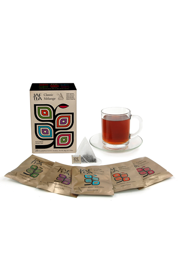 Pyramid Tea Bags - 25x2g Foil Envelope - Jaf Tea | Only Exceptional Teas