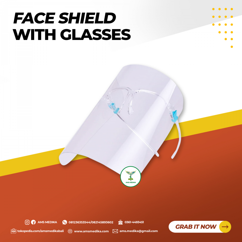 Face Shield with Glasses - AMS MEDIKA