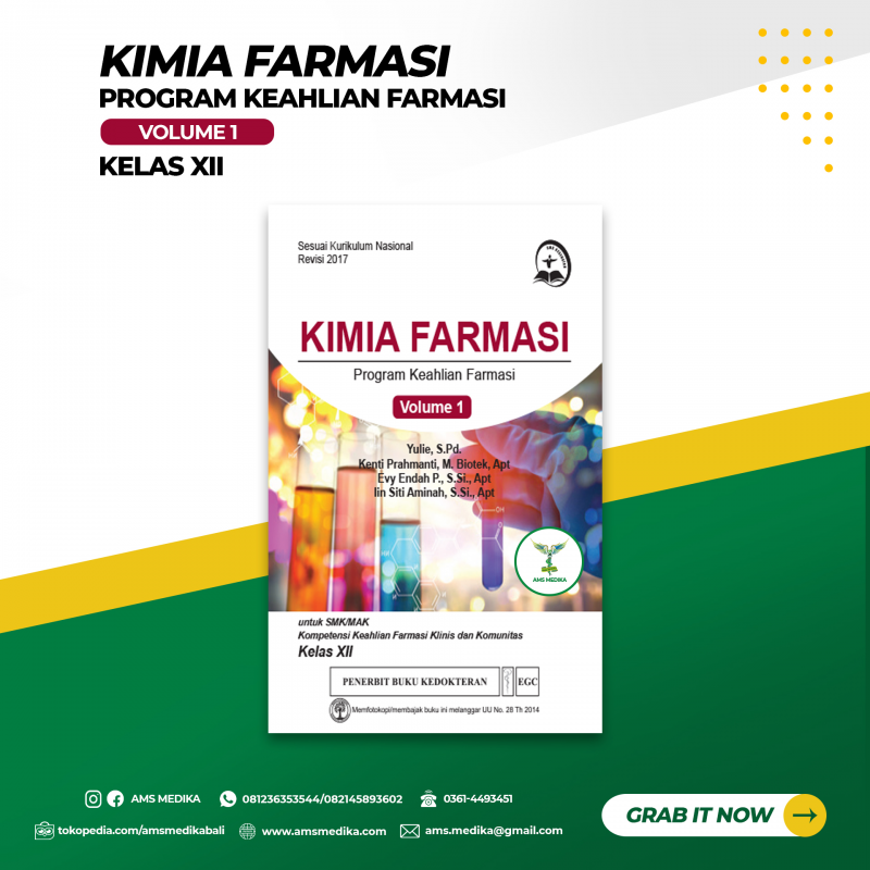 Kimia Farmasi Kelas XII, Volume 1 - AMS MEDIKA