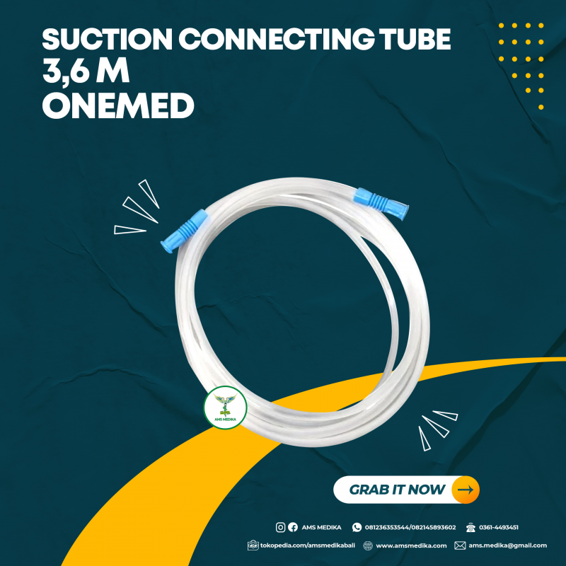 Suction Connection Tube 3.6M Onemed - AMS MEDIKA
